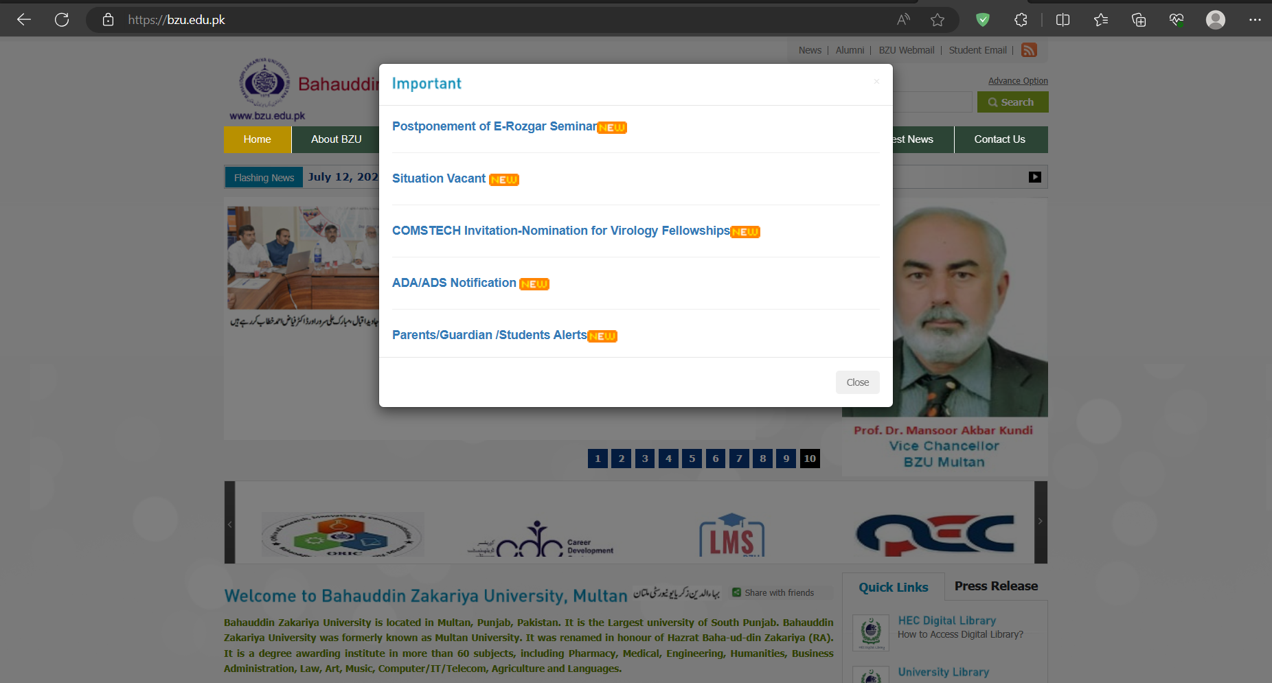 bzu.edu.pk · Issue #156627 · AdguardTeam/AdguardFilters · GitHub