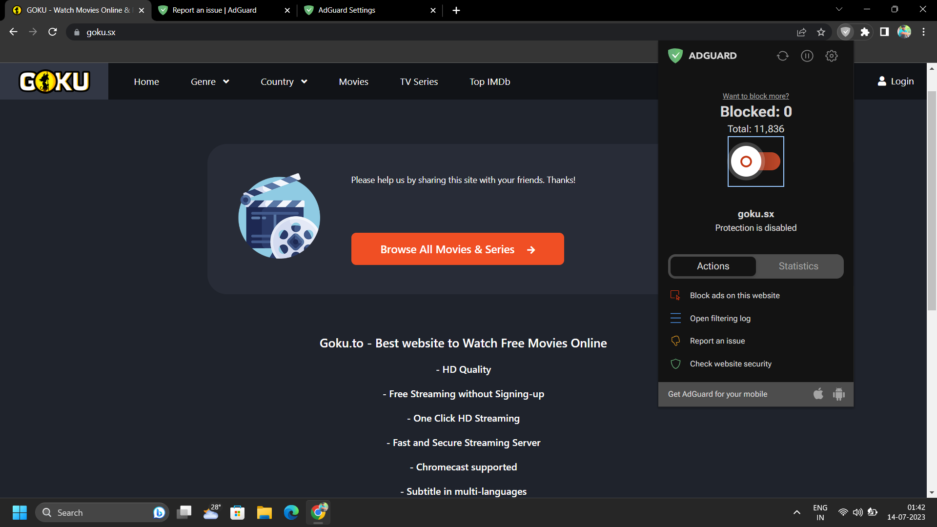goku.sx · Issue #156361 · AdguardTeam/AdguardFilters · GitHub