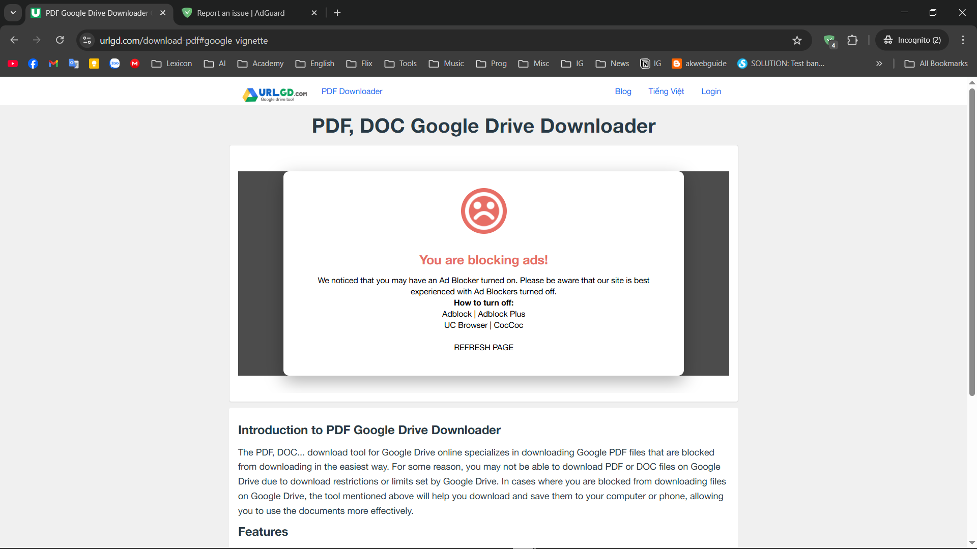 urlgd.com · Issue #210548 · AdguardTeam/AdguardFilters · GitHub